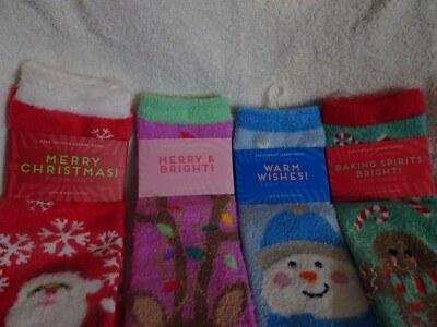 Bath & Body Works Shea Infused Lounge socks - Non Skid Bottom - You ...