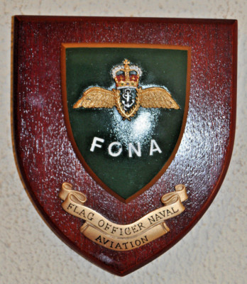 Flag Officer Naval Aviation mess wall plaque crest shield | eBay UK
