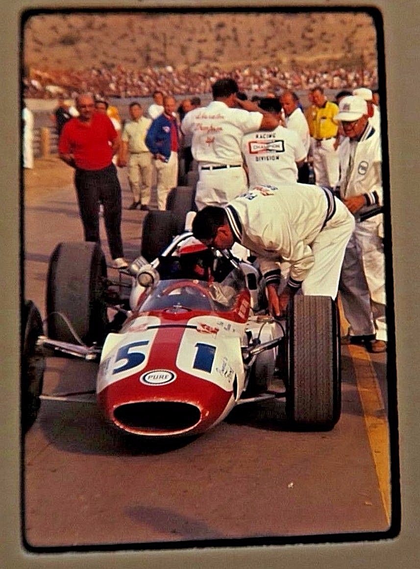 BOBBY MARSHMAN 1964 PHOENIX LOTUS 29 FORD 13TH PLACE INDY 500 SLIDE 2 ...