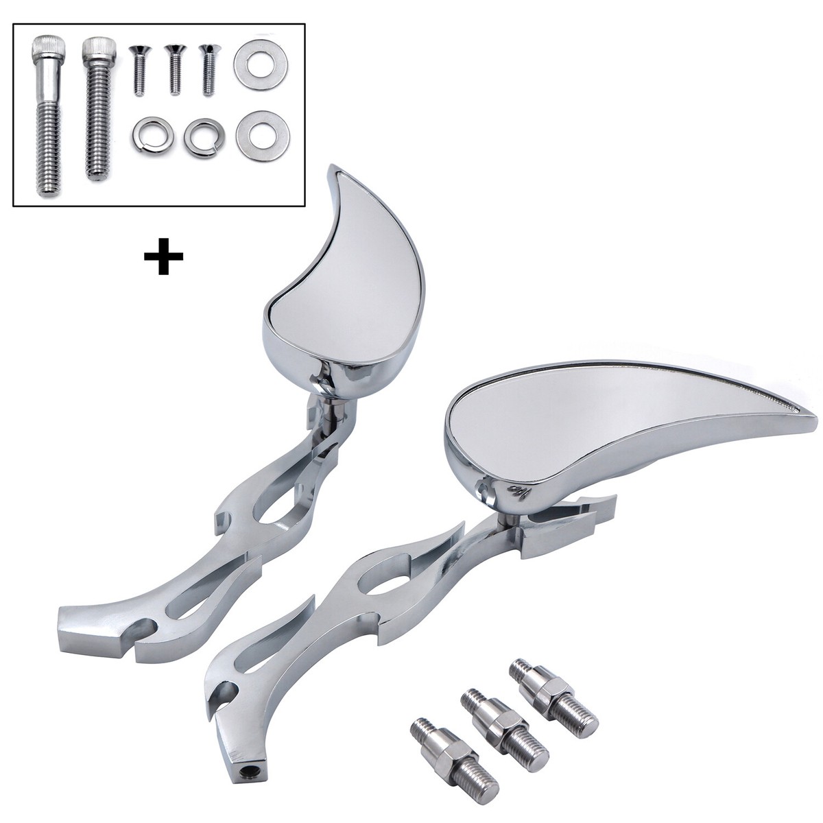 Aluminum Billet Motorcycle Mirrors Radial RS Mirrors By Rizoma®