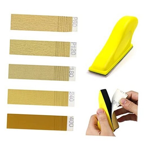 Micro Sander Kit 3.5” x 1” Mini Sander for Small Projects, Detail 50 ...