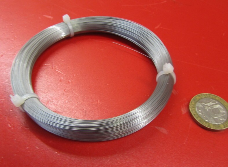 C1080 Carbon Steel Music Wire, Phosphate Coated, .012" Dia. x 1/4 lb ...