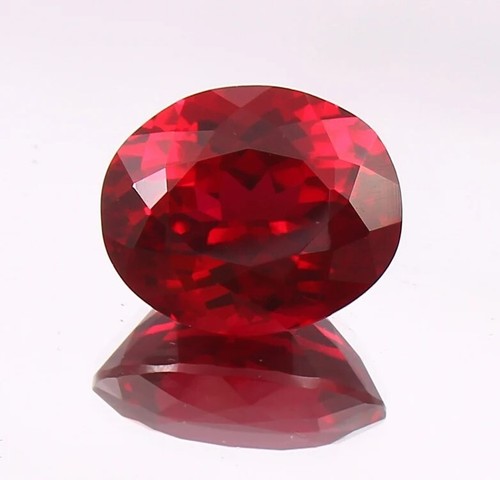 Awesome Natural Blood Red Ruby Kashmiri 10.60 Ct Quality Loose Oval ...