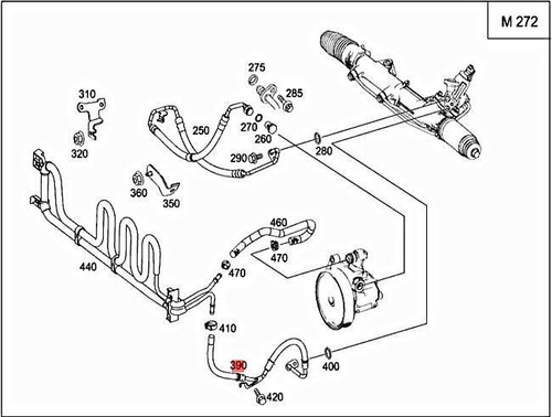 Genuine MERCEDES BBDC A207 C204 C207 Low-pressure line 2044606924 | eBay