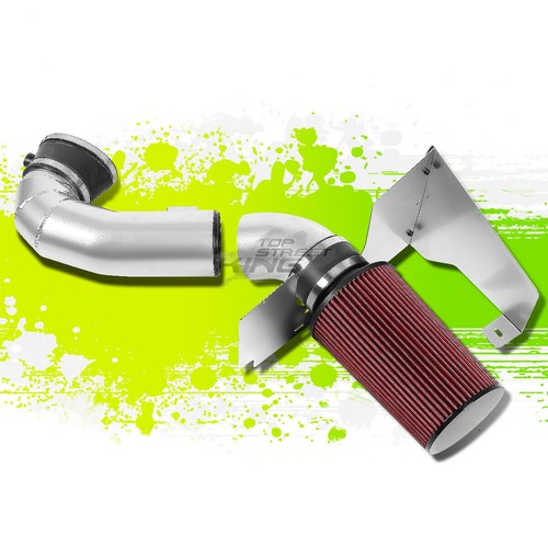 SILVER COLD AIR INTAKE PIPE&HEAT SHIELD FOR 05-09 FORD MUSTANG/GT ...