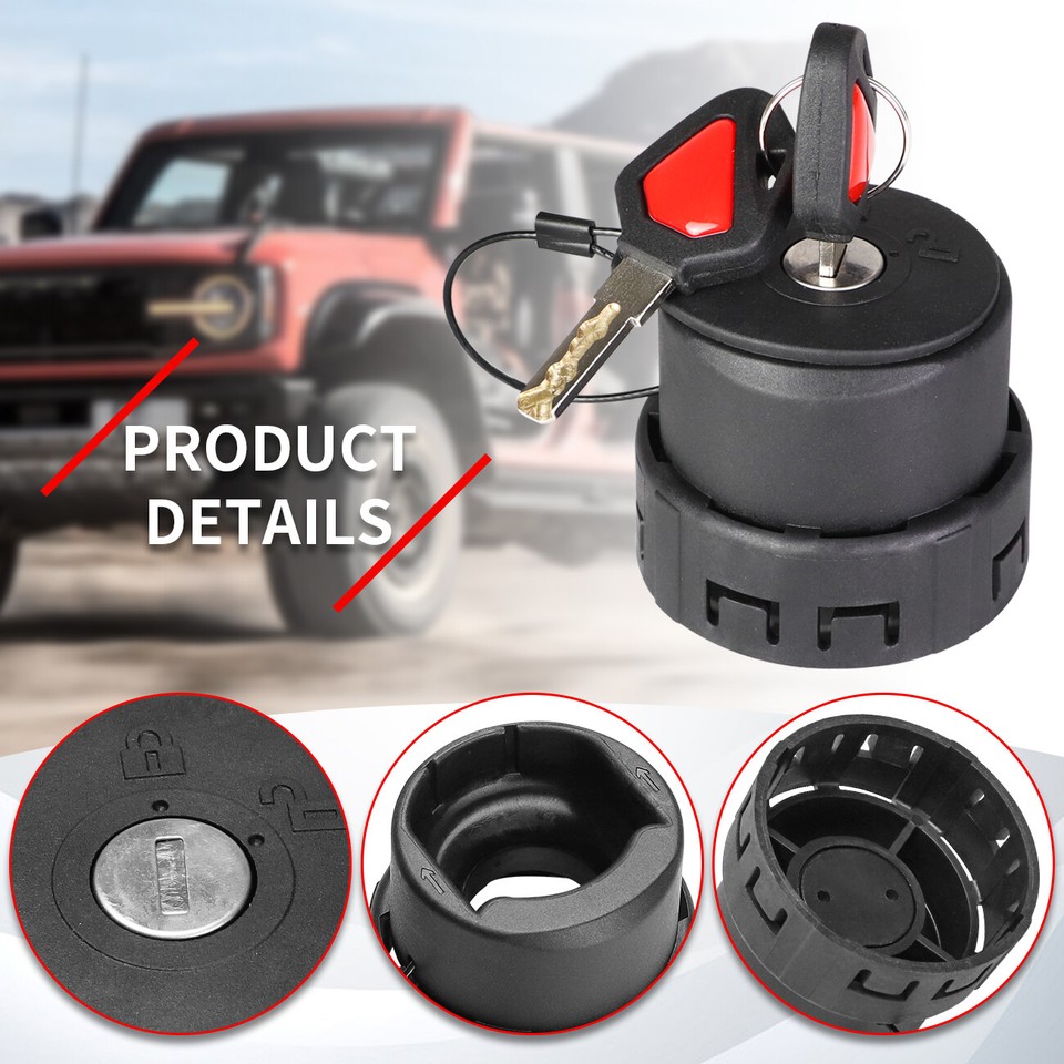 2021-2023 Ford Bronco Locking Gas Cap Gas Tank Fuel Tank Locks Fuel ...