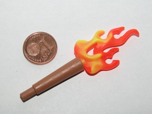 Playmobil Miniature torch w/ big fire - C20 | eBay