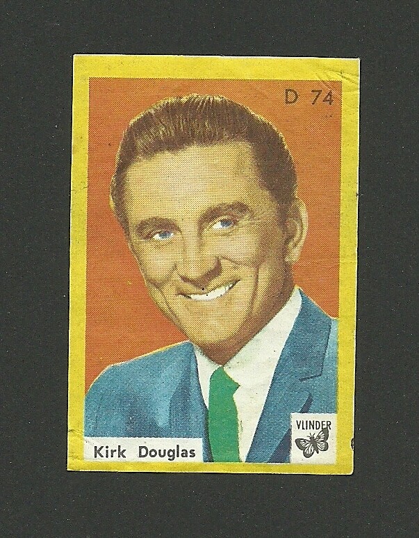 Kirk Douglas Actor Vintage Vlinder Matchbox Label | eBay