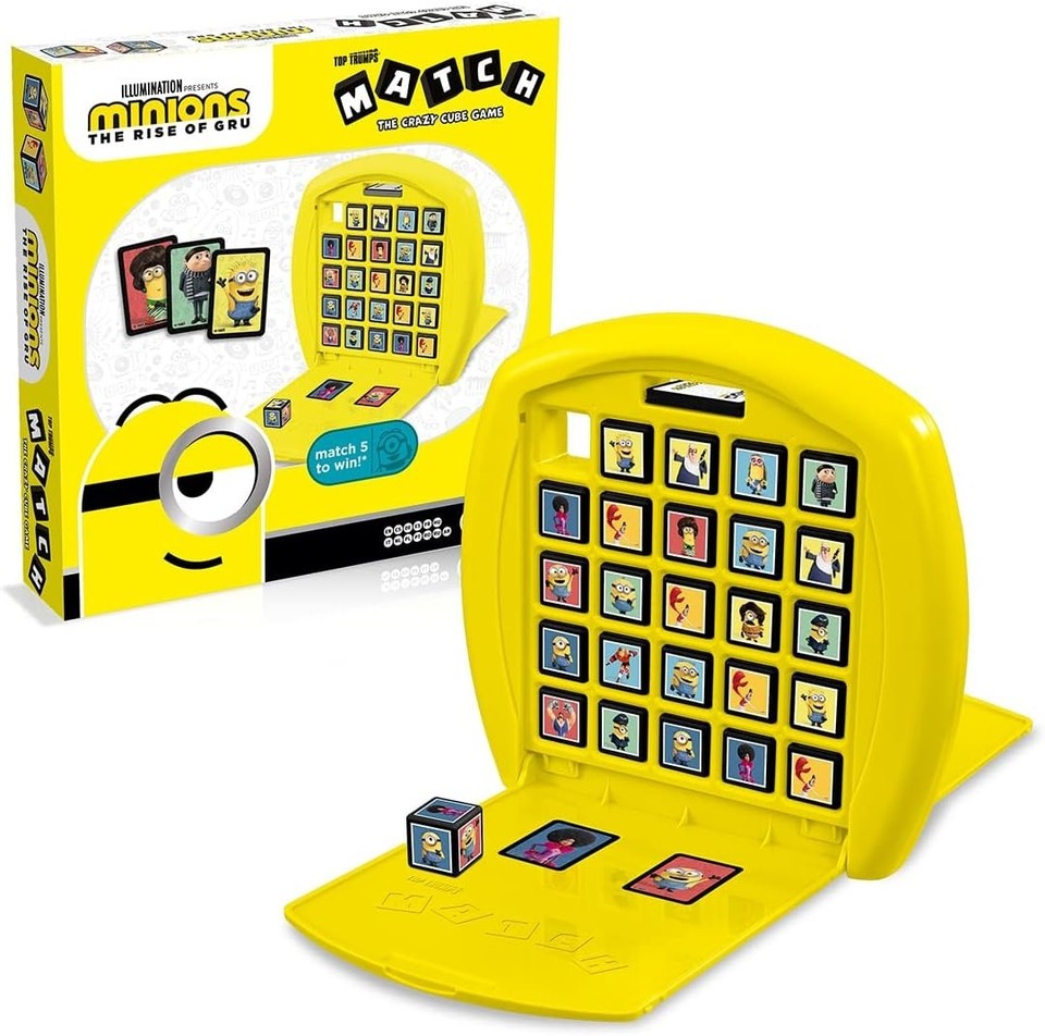 Top Trumps Despicable Me Minions Rise of Gru The Crazy Cube Game Travel ...