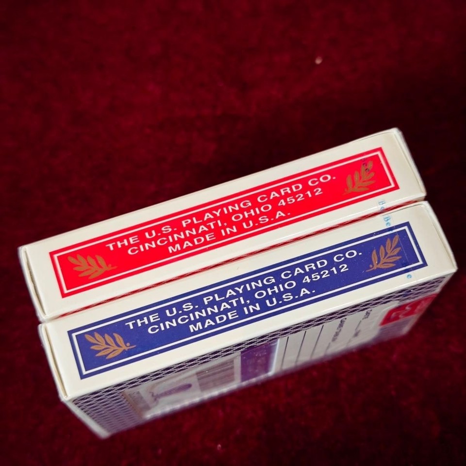 Bee Wynn Casino Playing Cards Red Blue Set Standard Index Ohio Sealed ...