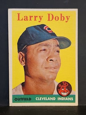 1958 Topps #424 Larry Doby HOF INDIANS | eBay