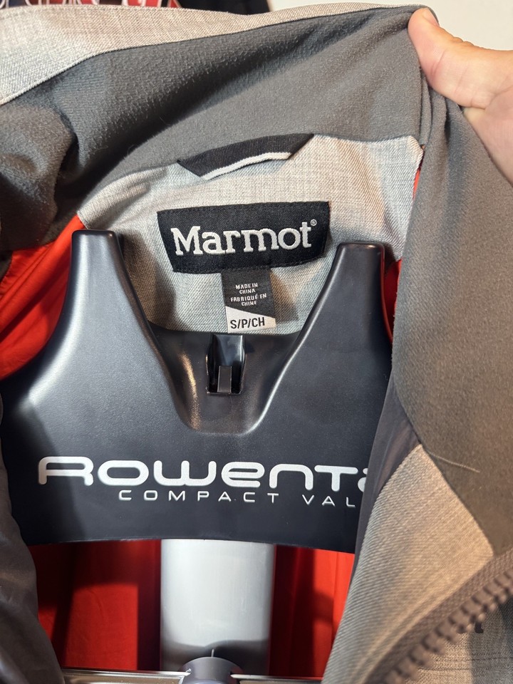 Marmot Mens Radius Grey Shell Ski/Snowboard Waterproof/Windproof Jacket ...