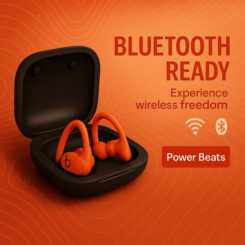 NEW Dr. Dre's Powerbeats Pro Wireless Bluetooth Earphones - Lava Red | eBay