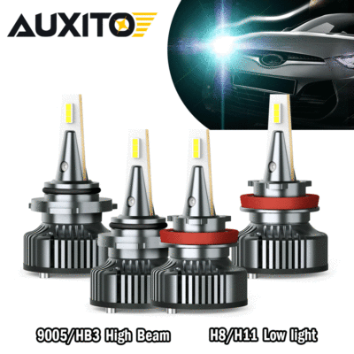 4x CANBUS H11 9005 Combo LED Headlight Bulb Kit 6500K 16000LM Hi-Low Beam White | eBay