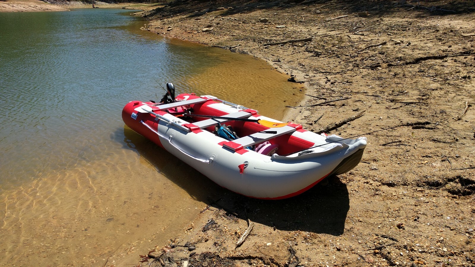 BRIS 14.1Ft Inflatable Kayak Fishing Tender Inflatable Pontoon Boat ...