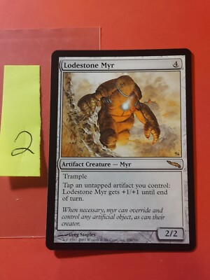 2003 Magic The Gathering Mirrodin #200 Lodestone Myr, R, NF, Artifact ...