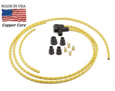 2 Cylinder (Modern Type) Spark Plug wire set for John Deere 40 420 430 ...