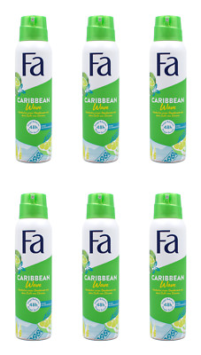 Fa Caribbean Wave Deodorant Deo Spray , 6x150ml EAN4015100429282 | eBay.de
