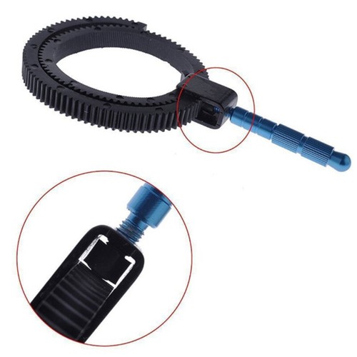 For SLR DSLR Camera Accessories Adjustable Rubber Follow Focus Gear ...