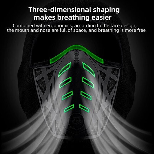 ROCKBROS Winter Face Mask 3D Nose Pad Windproof Balaclava Ski Caps ...