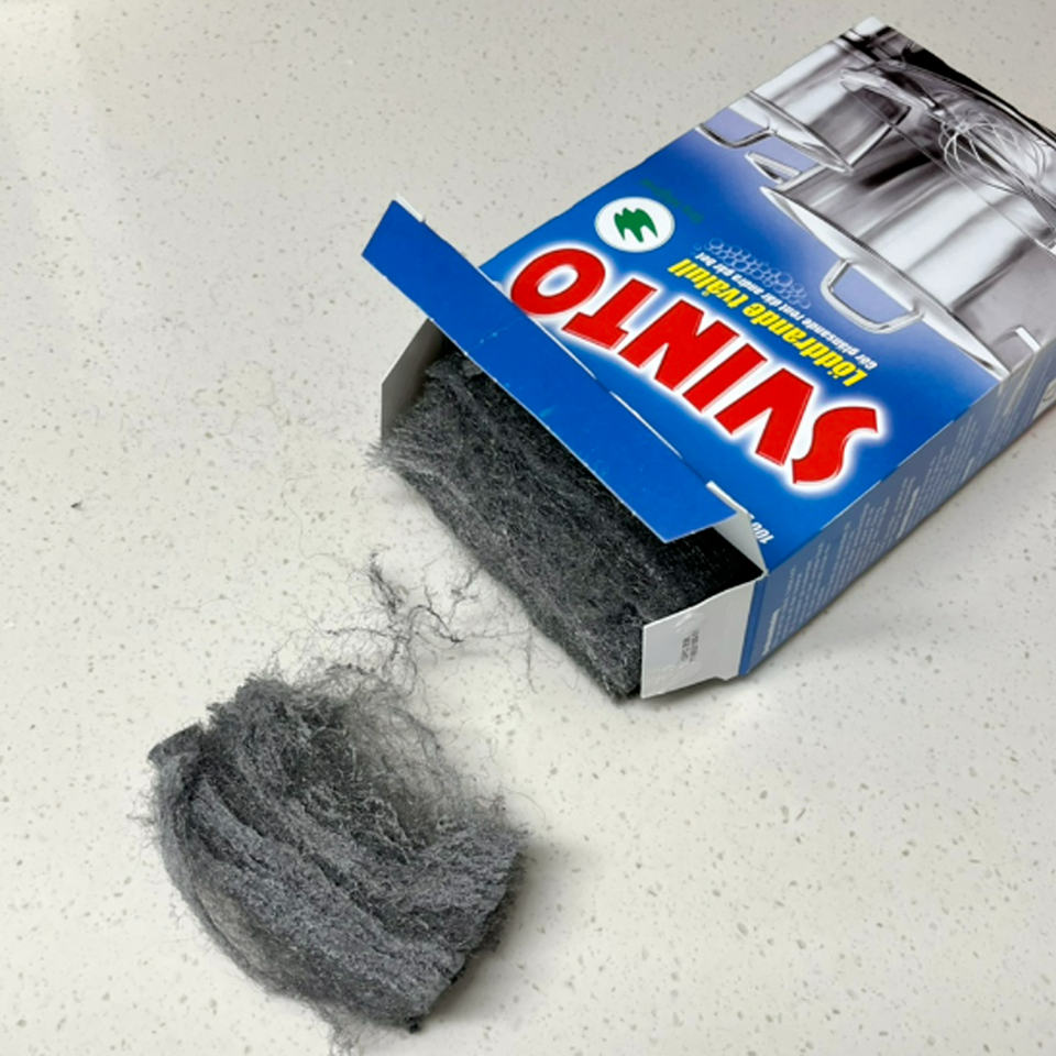 Svinto All-in-one Steel Wool Wipes 100gX1ea-Burnt Pots,Stubborn Dirt ...