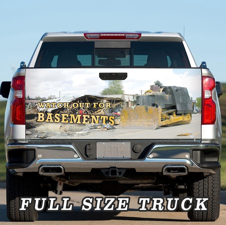 LIBERTY Tailgate Wrap Killdozer Watch Out For Basements Meme Full Size ...