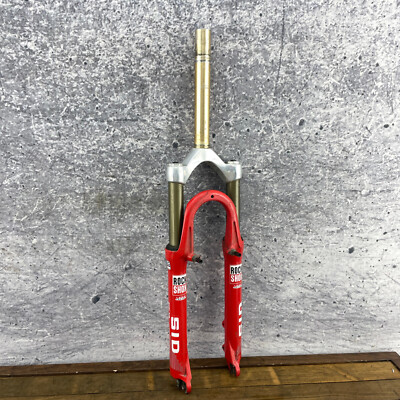 Vintage Rock Shox Sid Fork Long Travel Red Disc VBrake 1 1/8 Threadless ...
