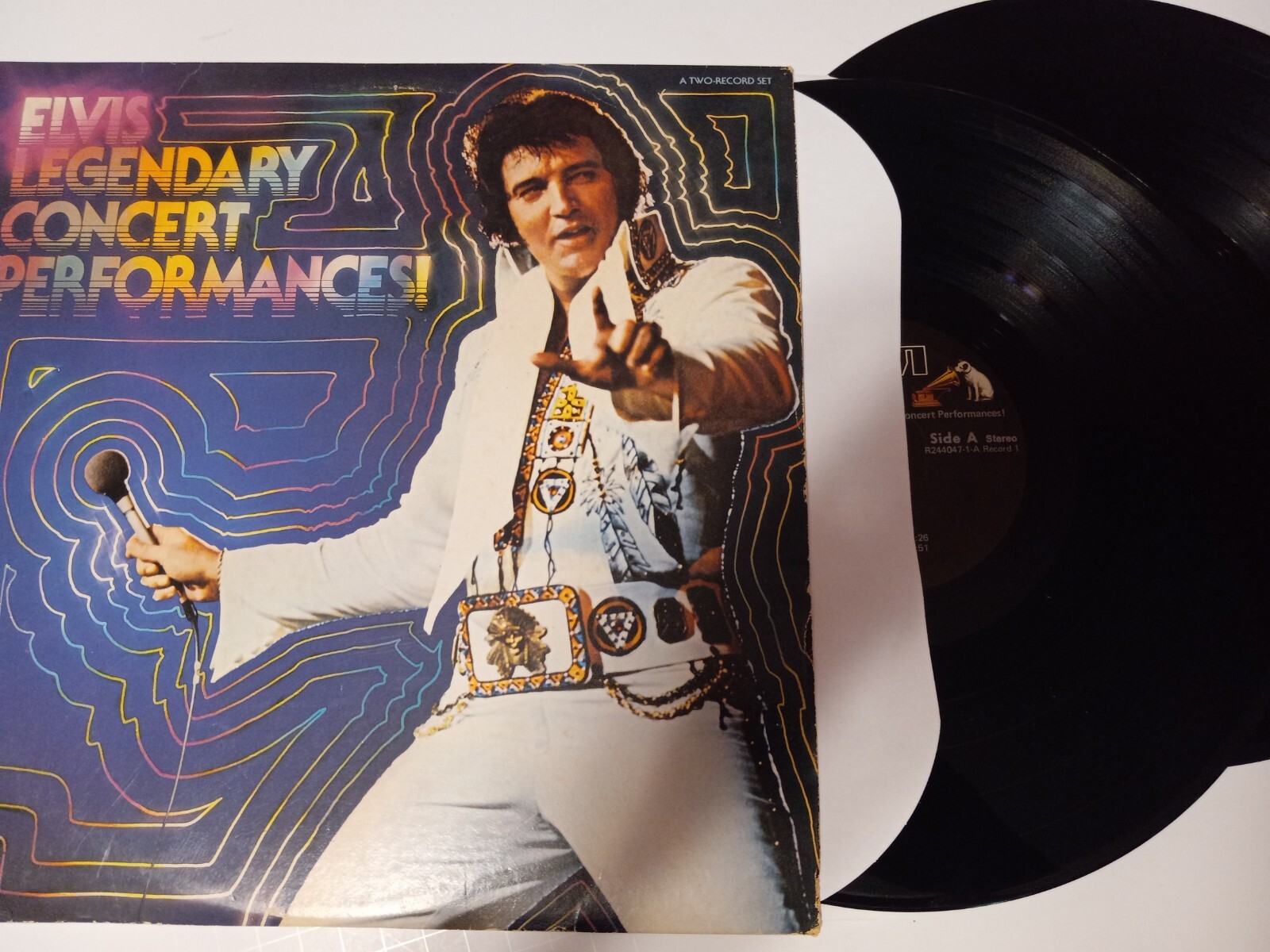 ELVIS LEGENDARY CONCERT PERFORMANCES! DOUBLE LP! STEREO 1978 | eBay