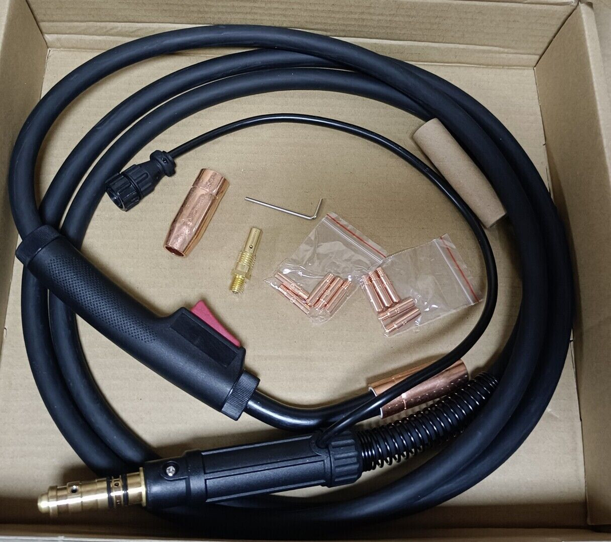 MIG WELDING GUN 10' 150A fits Lincoln LE31MP(K3461-1), Power Mig 140MP ...