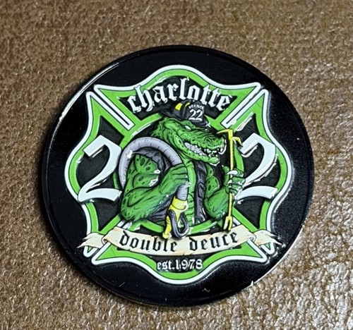 Charlotte Fire Department Station 22 Challenge Coin | eBay UK