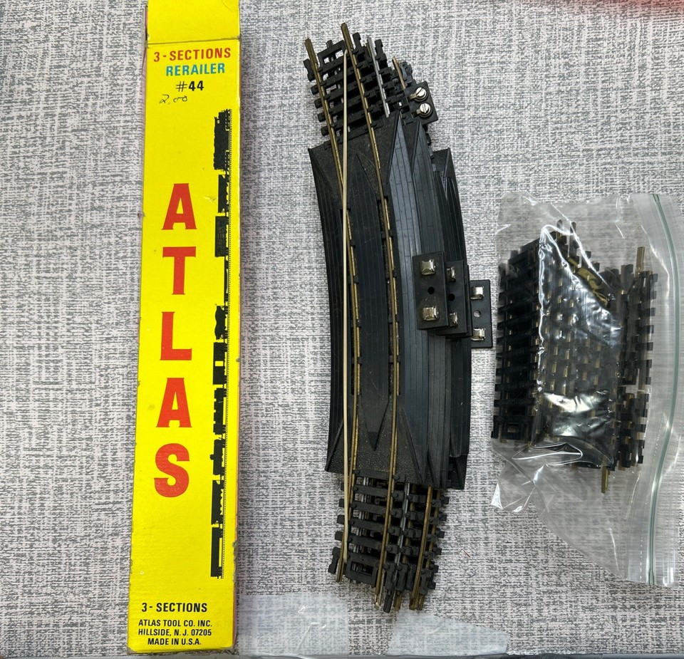 Huge Atlas Track Lot Straights Curves Turnouts & Accessories Tyco Motor ...