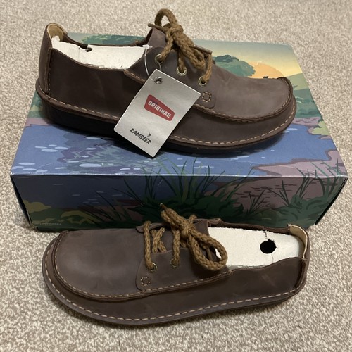 Clarks Originals Nature Trek Rambler Men’s dark brown ebony leather ...