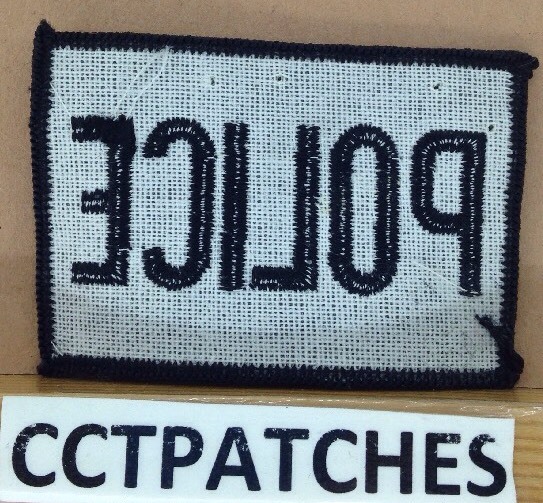 POLICE LETTERS SUBDUED PATCH 3"X2" JACKET | eBay