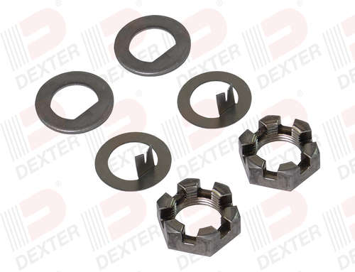 Dexter Trailer Axle Spindle Nut and Washer Kit - Pair (K71-335-00) | eBay