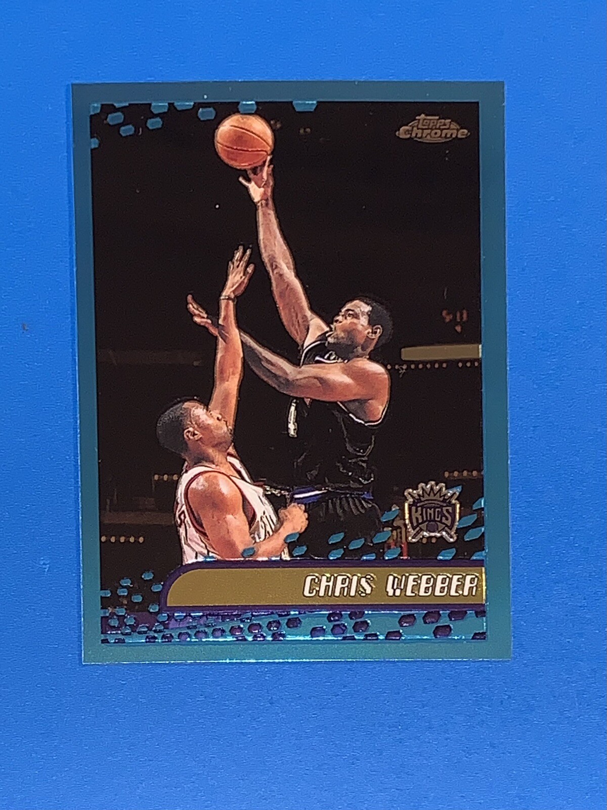2001-02 Topps Chrome Chris Webber Basketball Card #40 Sacramento Kings ...