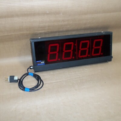 EDI ED406-104-4D-N1 -NG-SP 120V ELECTRONIC LED DISPLAY DIGITAL TIMER ...