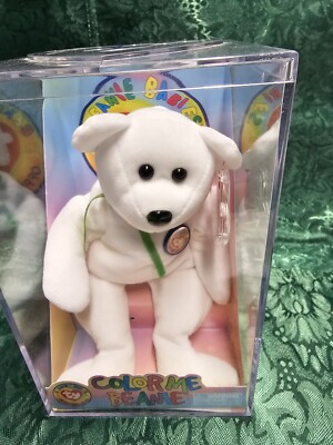 Ty Beanie Baby Color Me Bear 2002 Tag Errors | eBay