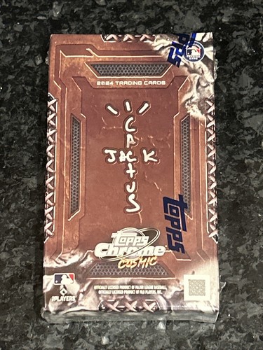 Topps Chrome Cosmic X Cactus Jack Baseball Card Box FanaticsFest Travis ...