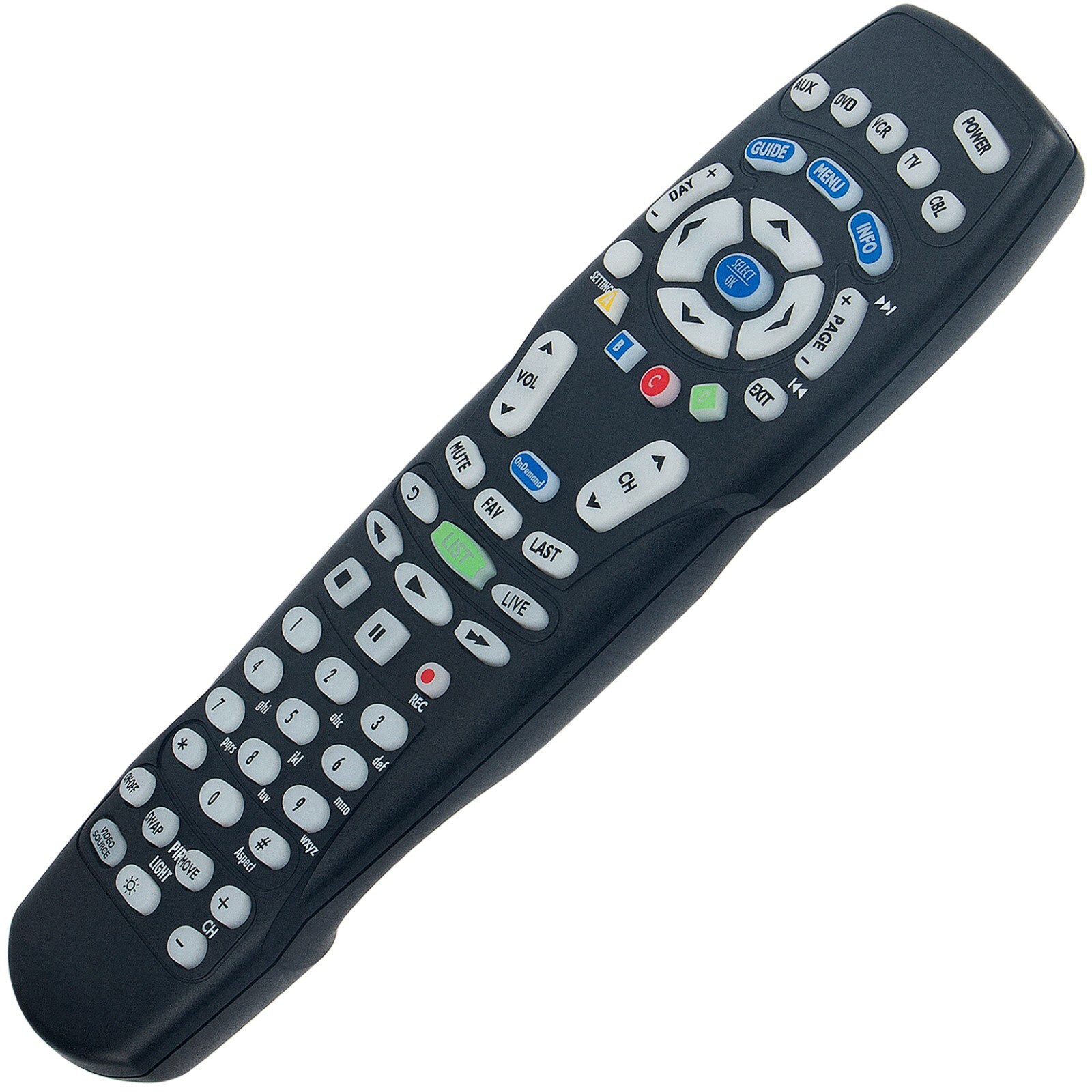 RC122 RC1226001/04B Replace Remote Control for Spectrum Time Warner ...