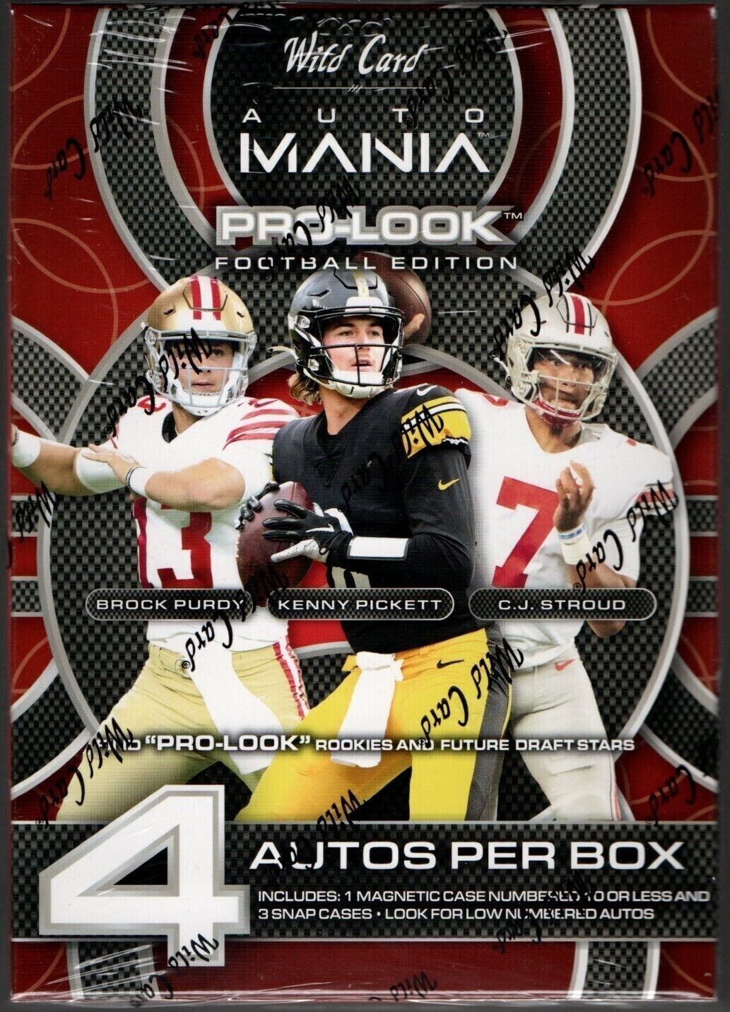 Wild Card 2022 Auto Mania Football Box - 4 Cards for sale online | eBay