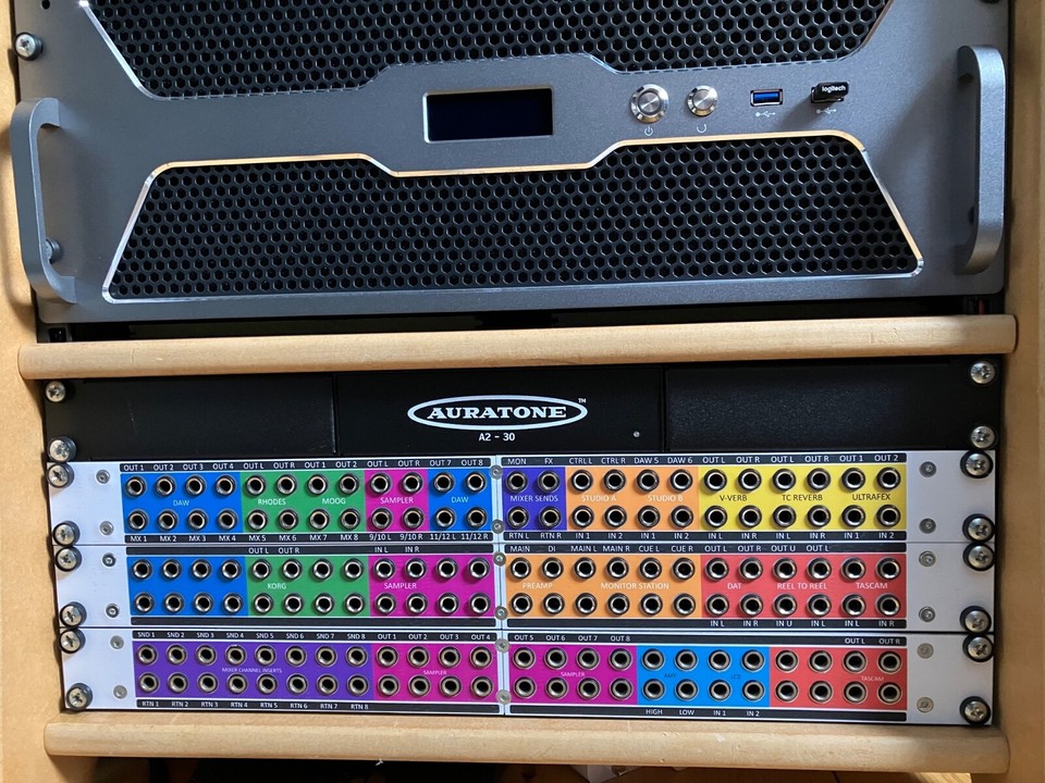 Custom front panel labels sticker for patchbay Behringer ULTRAPATCH PRO ...