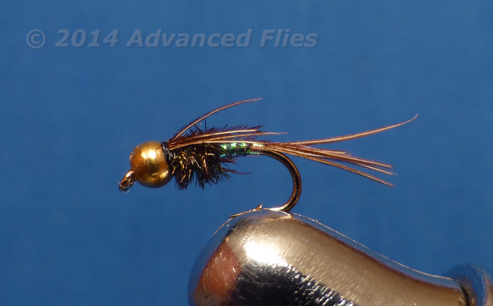 1 dozen Bead Head Lightning Bug #14 Nymph BH Trout Fly Fishing Flies ...