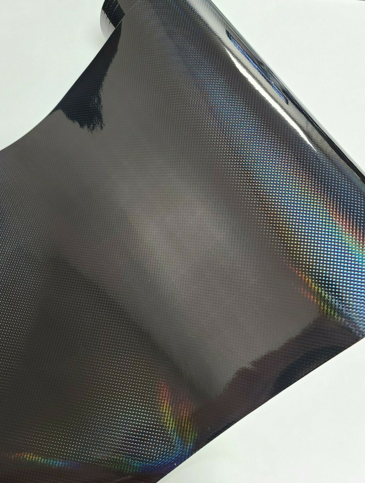 Gloss Chrome Prism Pattern Vinyl Car Wrap Auto Decal Sticker Film Roll ...