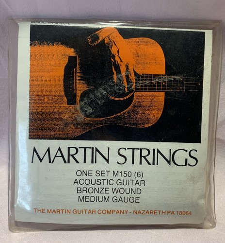 Vintage Martin String M150 Medium Gauge Bronze Wound x 5 Strings | eBay