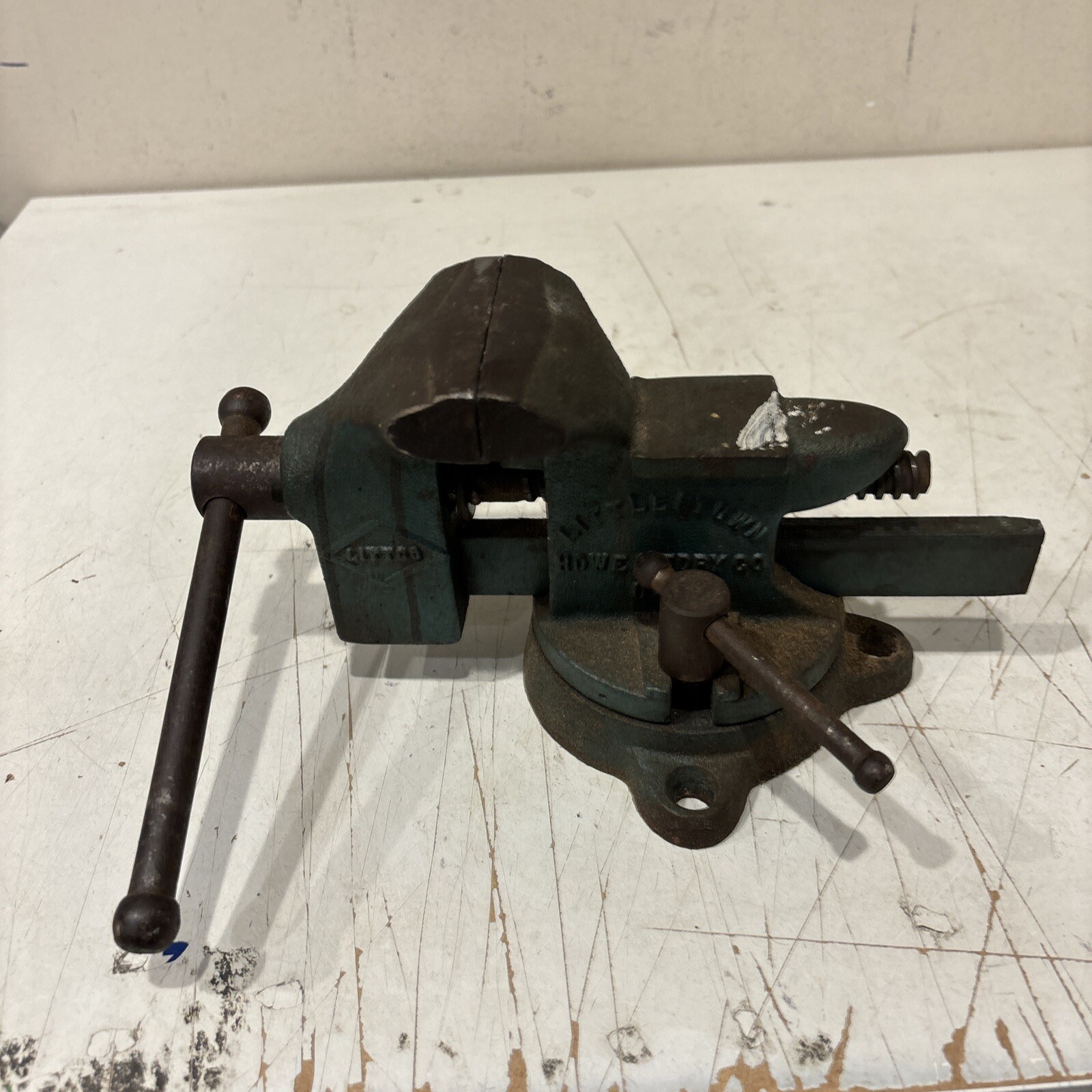 Vintage Littlestown Swivel Bench Vise 3" Jaw No. 900 | eBay