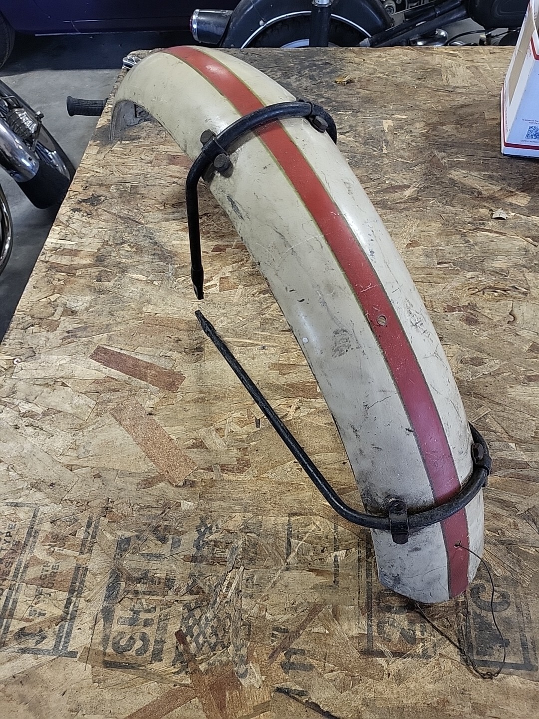 Triumph Pre Unit Front Fender Original Paint | eBay