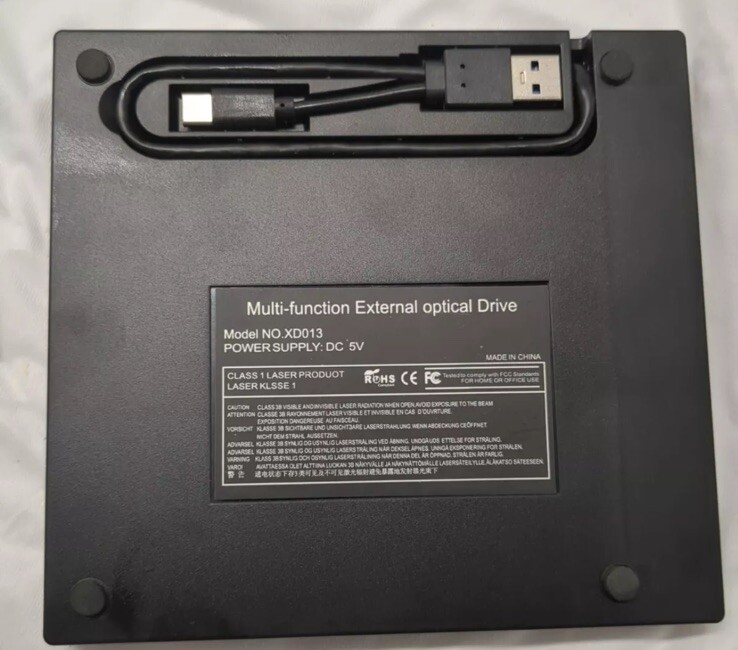 7 In 1 Optical Drive XD013 External ODD+HDD Device CD RW/DVD r/RW TF+SD ...