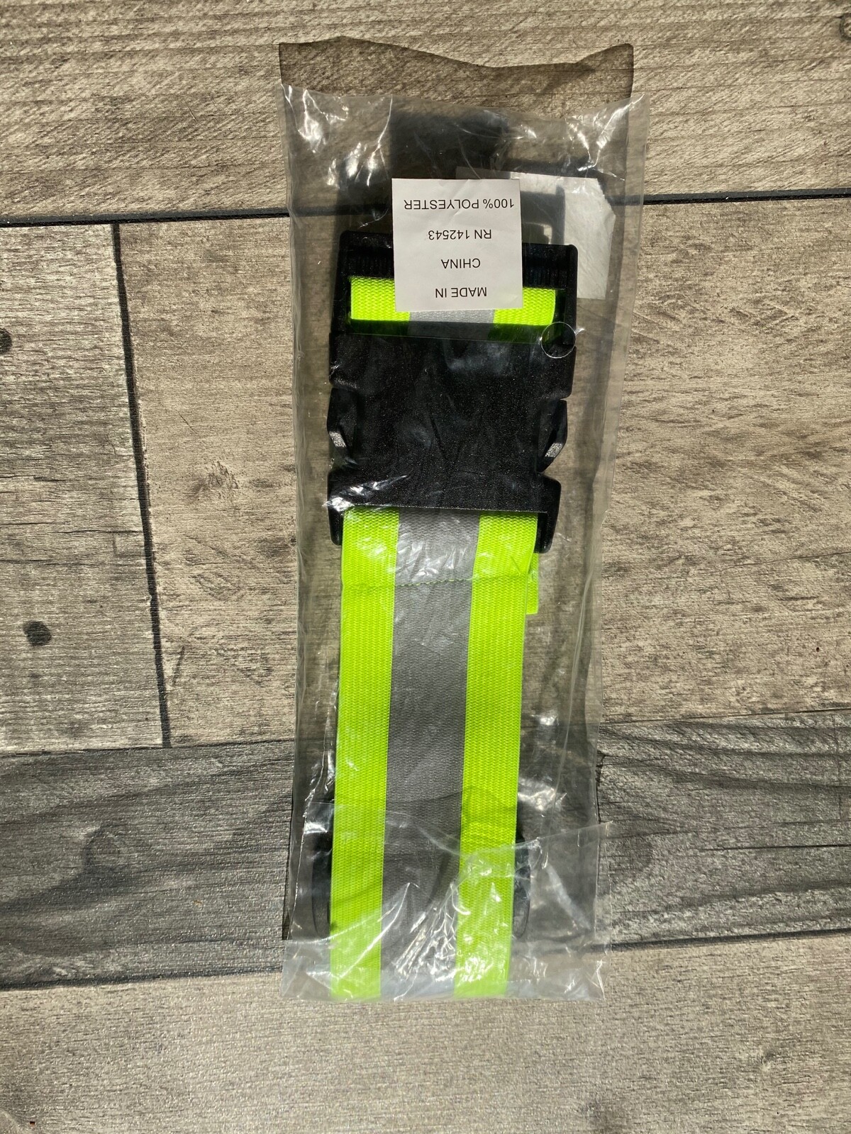Army Surplus Hi-vis Yellow Reflective Elasticated Safety Belt No NSN ...