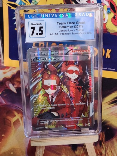 Team Flare Grunt Full Art 73a/83 Generations NM/Mint+ CGC 7.5 Alt ...