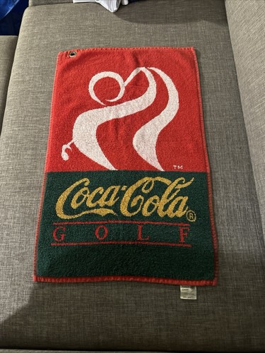 Vintage Coca-Cola Golf Towel - Marsh Harbour Cotton 25x 16 | eBay